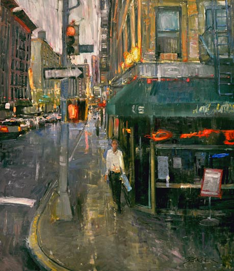 Jim Beckner | City Life - Southwest Art Magazine