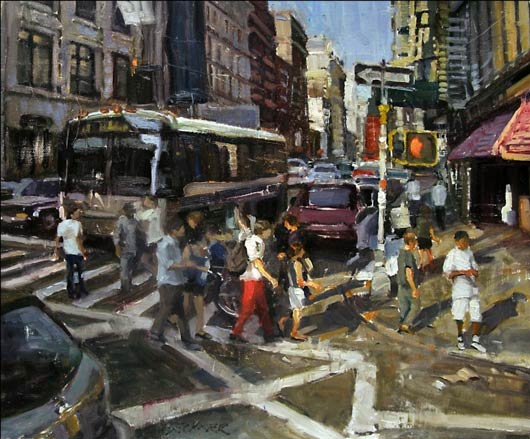 Jim Beckner | City Life - Southwest Art Magazine