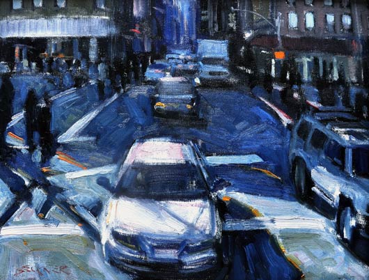 Jim Beckner | City Life - Southwest Art Magazine