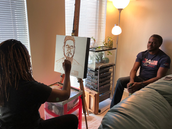 My Process/My Portfolio | Nina Fabunmi - Southwest Art Magazine