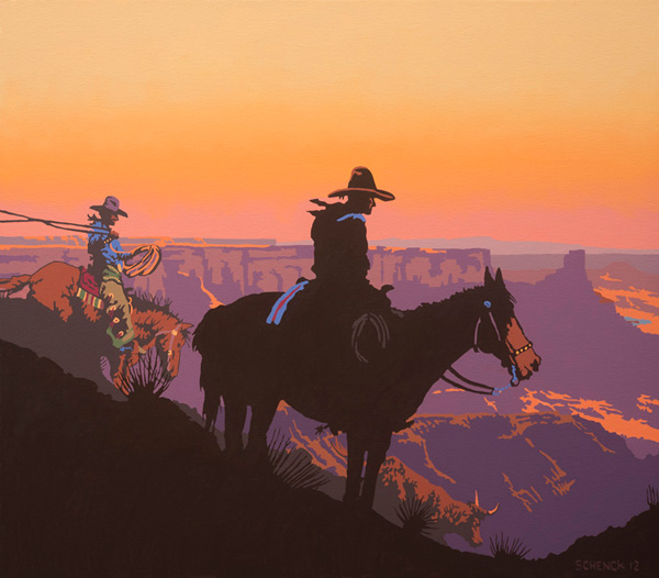 Billy Schenck: western pop-art and modern western paintings